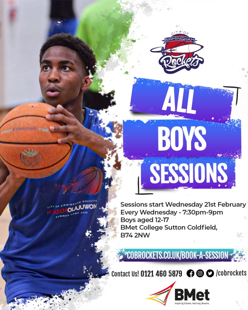 Boys Development Sessions (Age 11-17) - City of Birmingham Rockets ...