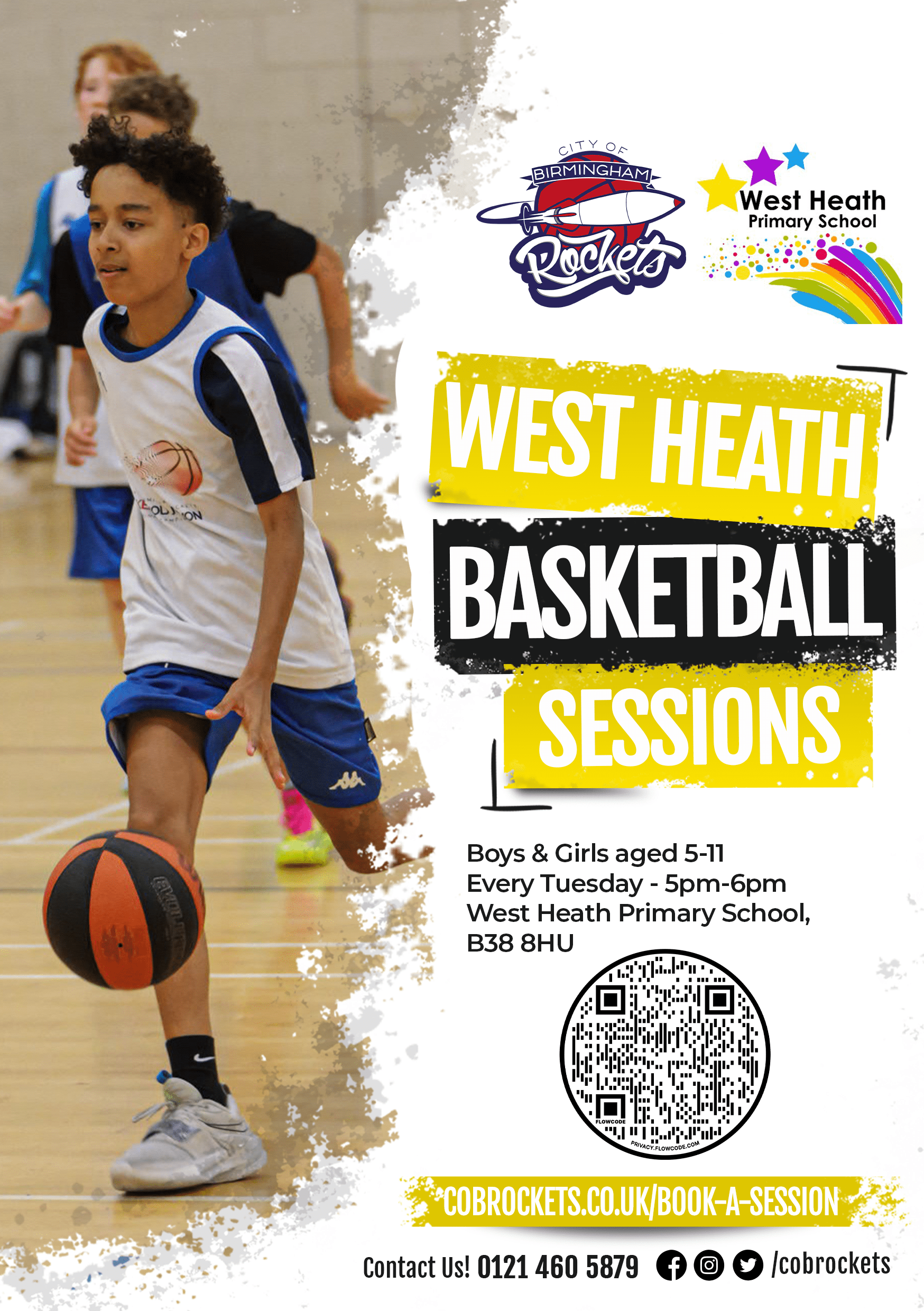 Mini Basketball Sessions - City of Birmingham Rockets Basketball Club