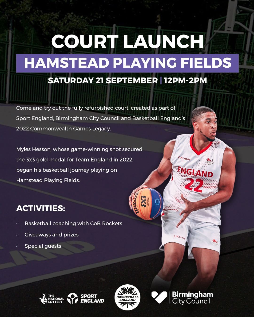 Rockets To Support Hamstead Playing Fields Court Renovation Launch ...