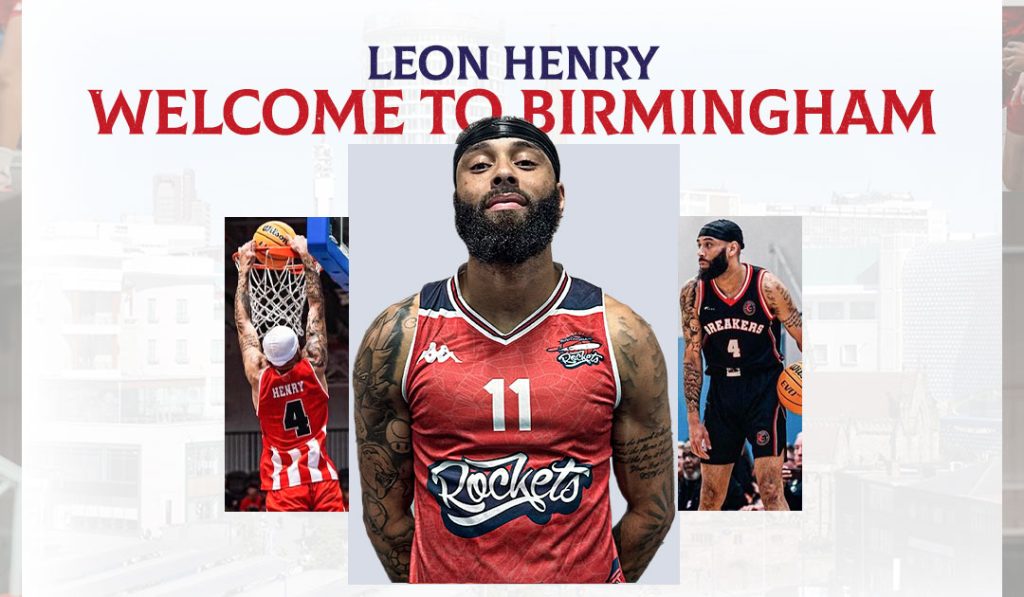 Leon Henry Joins The Rockets For 2024/25! - City of Birmingham Rockets ...
